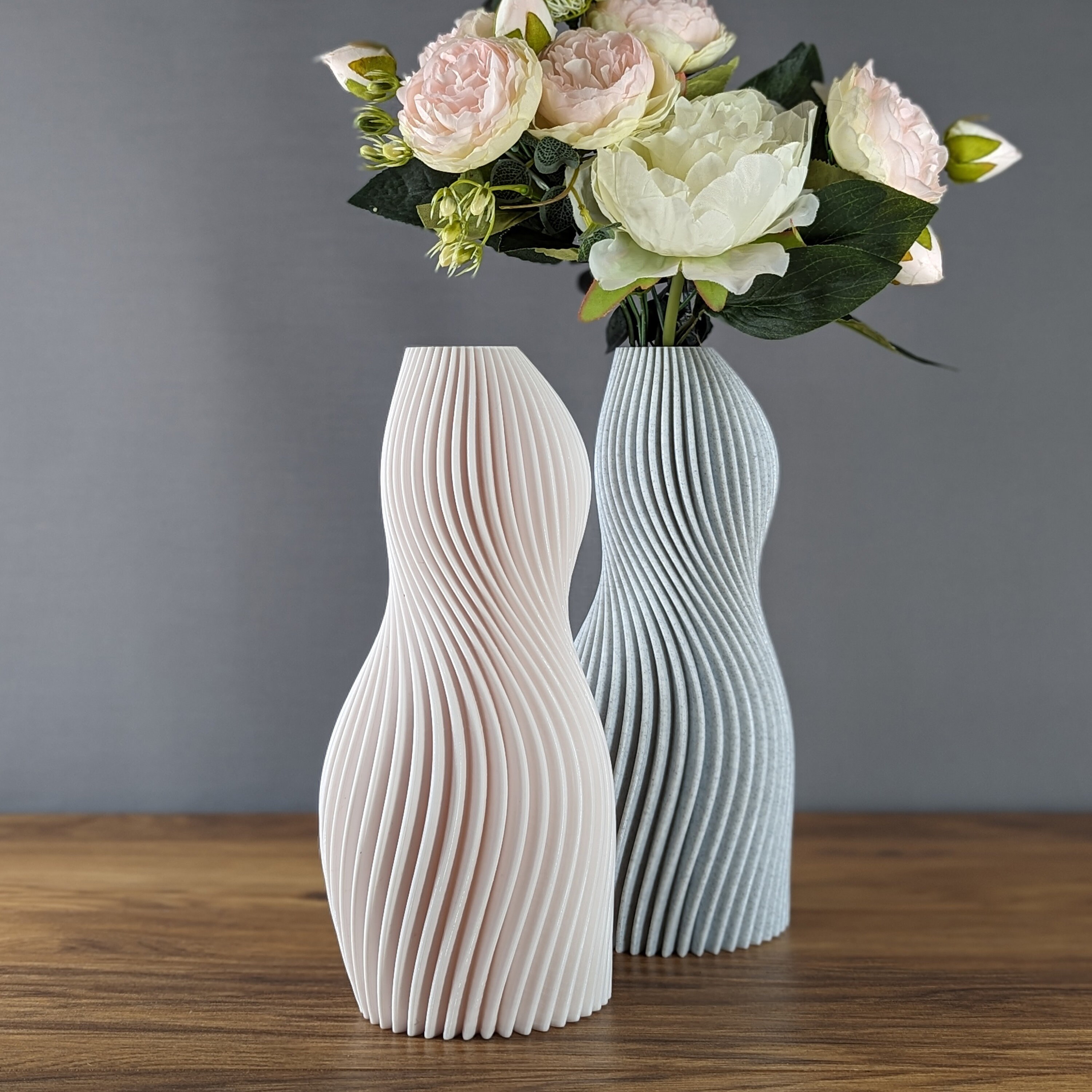 Curvy Vase 3D Printed Vase Original and Modern Home Décor - Etsy