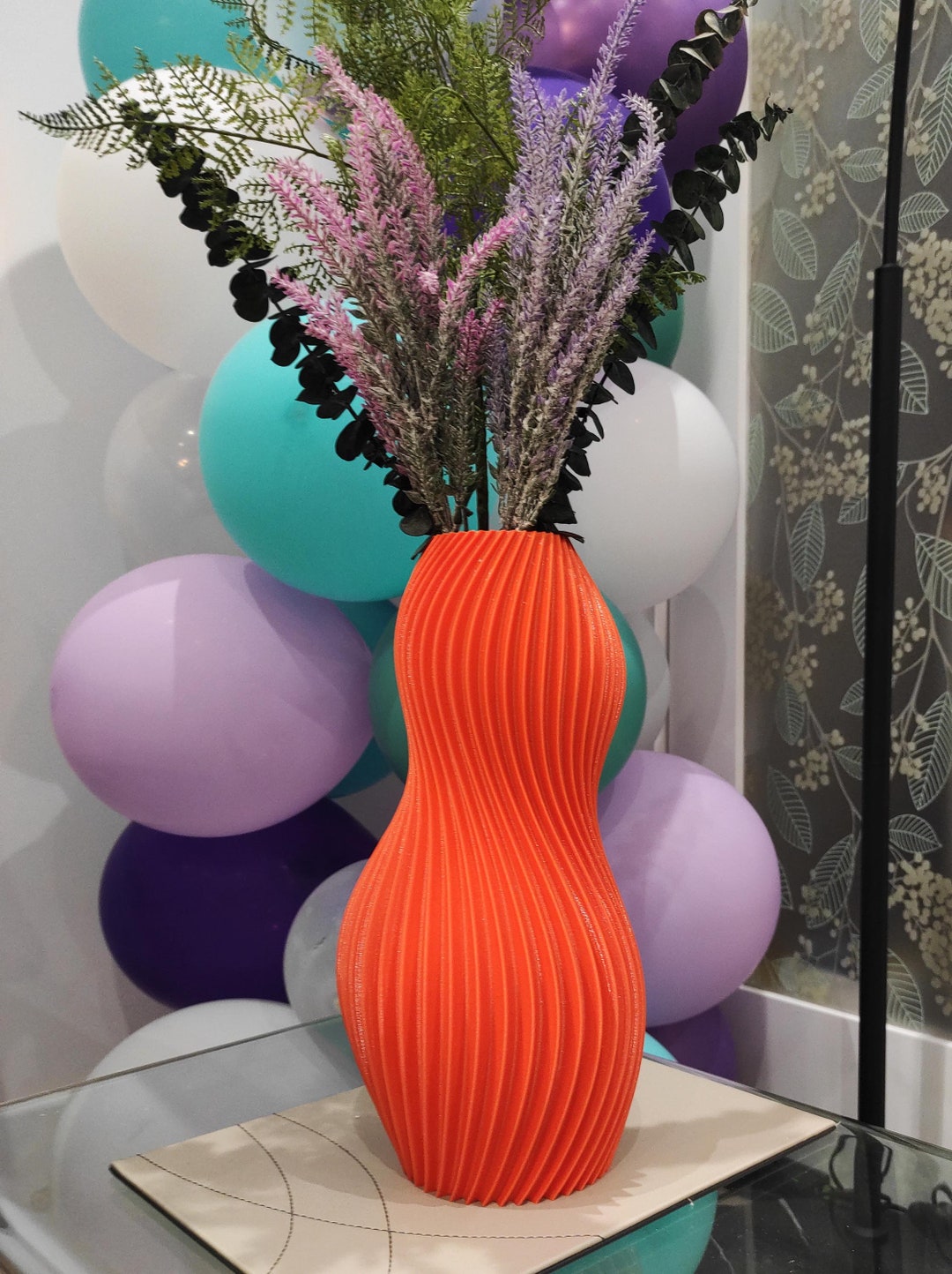 Curvy Vase, 3D Printed Vase, Original and Modern Home Décor, Gift for ...