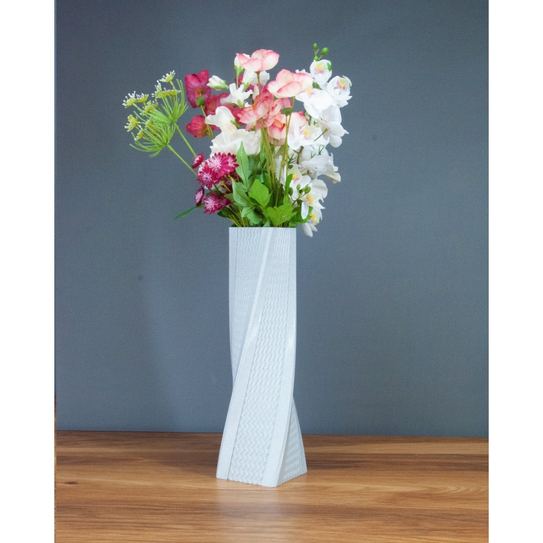 Tall Vase, 3D Printed, Eco-friendly, Original, Minimalist Home Décor ...