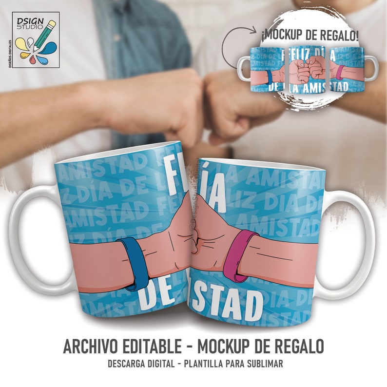 Friends Mug Template, Sublimation Fist Bump Mugs, Friends Mug Design ...