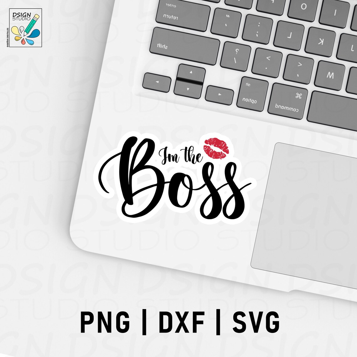 Frase soy la jefa el jefe svg dxf Archivo de corte svg dxf maquina ...