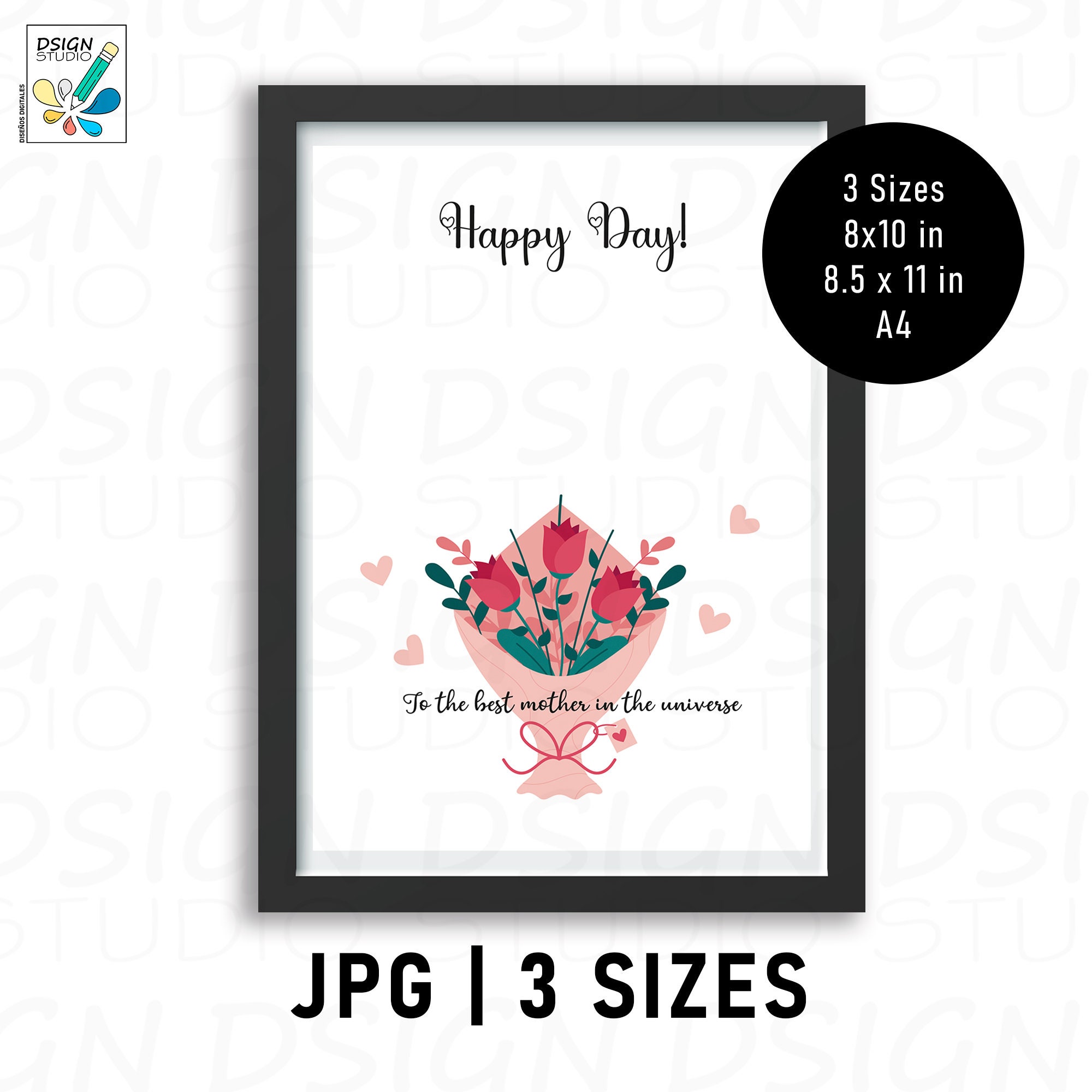 Artesanía huella de mano para el día de las madres Regalo para mamá ...