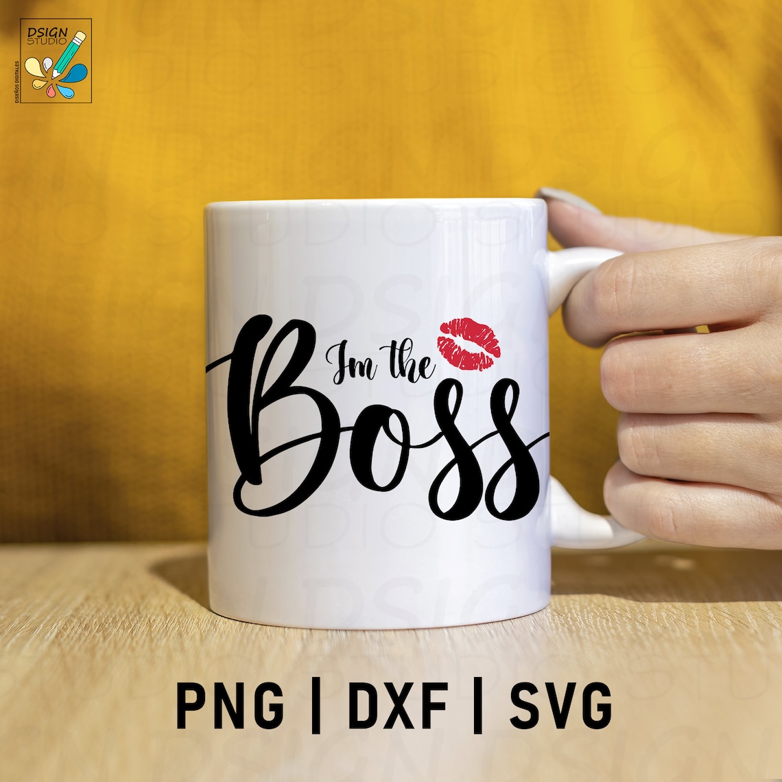 Frase soy la jefa el jefe svg dxf Archivo de corte svg dxf maquina ...