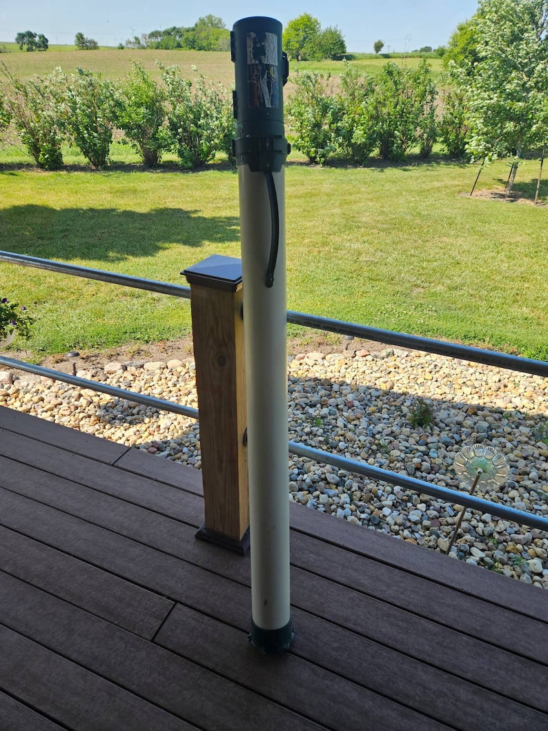 Plano 45102 Fishing Pole Telescoping Hard Plastic Locking Tube Carrying ...