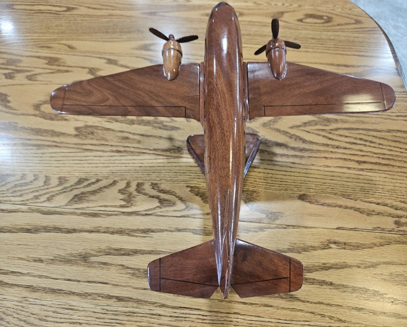 Douglas DC-3 or Military C47 Wooden Aircraft Handmade 12" X 14" X 7" - Etsy