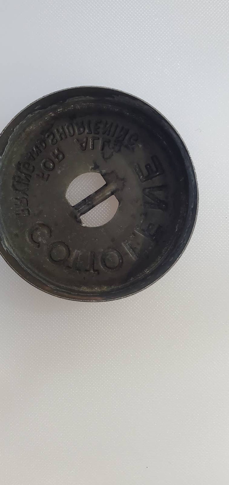 Vintage Antique COTTOLENE ADVERTISING BISCUIT Cutter - Etsy