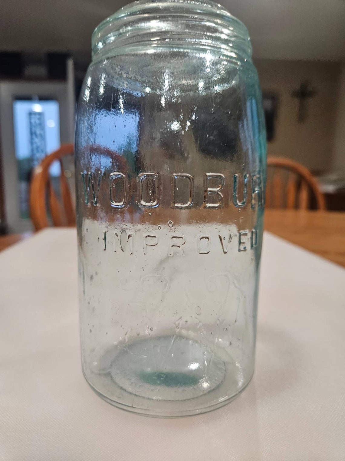 Qt. Woodbury Fancy WGW Monogram Improved Fruit Mason Jar Rb3029 - Etsy