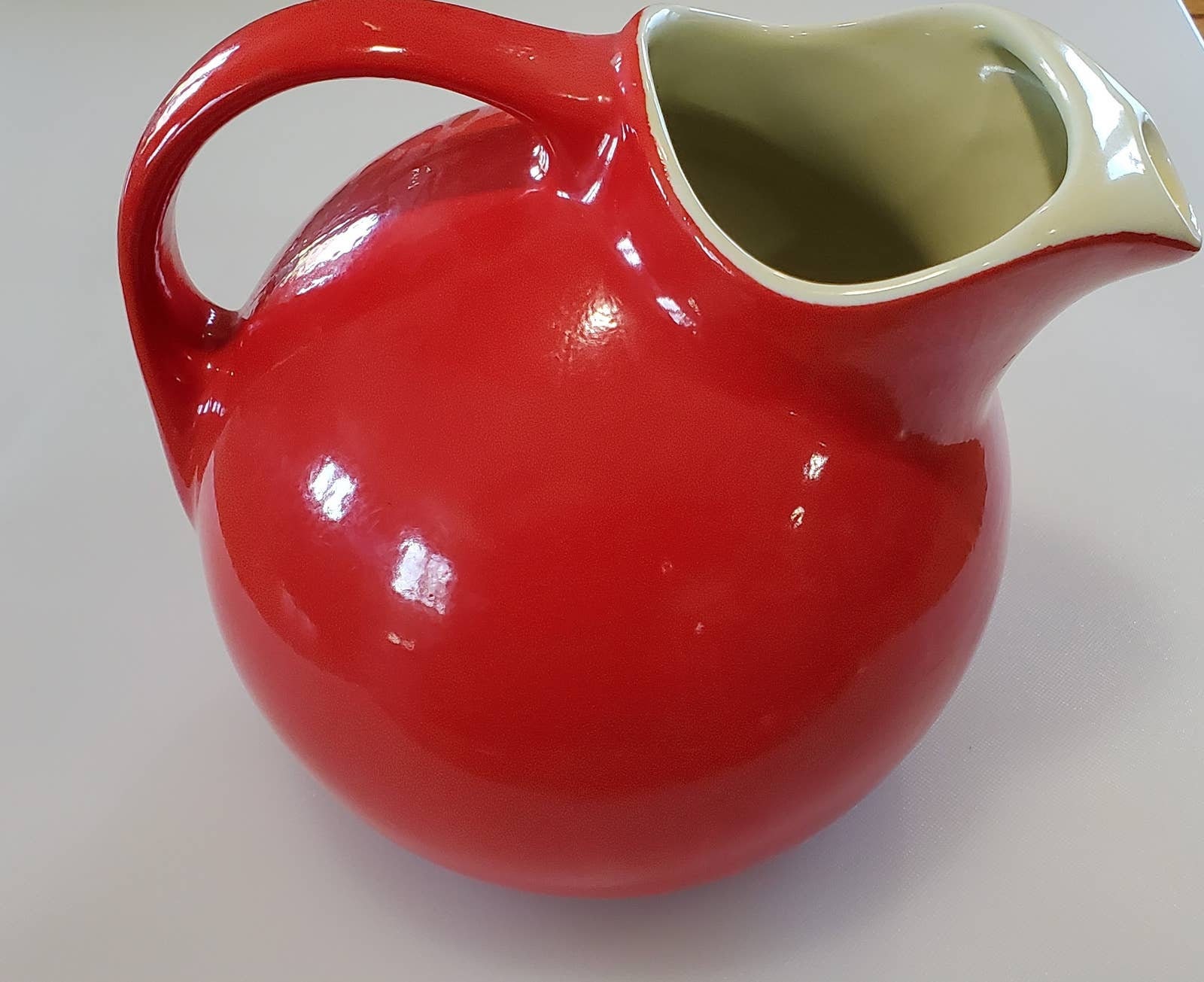 Vintage Hall Pitcher Red Hall Pitcher - Etsy