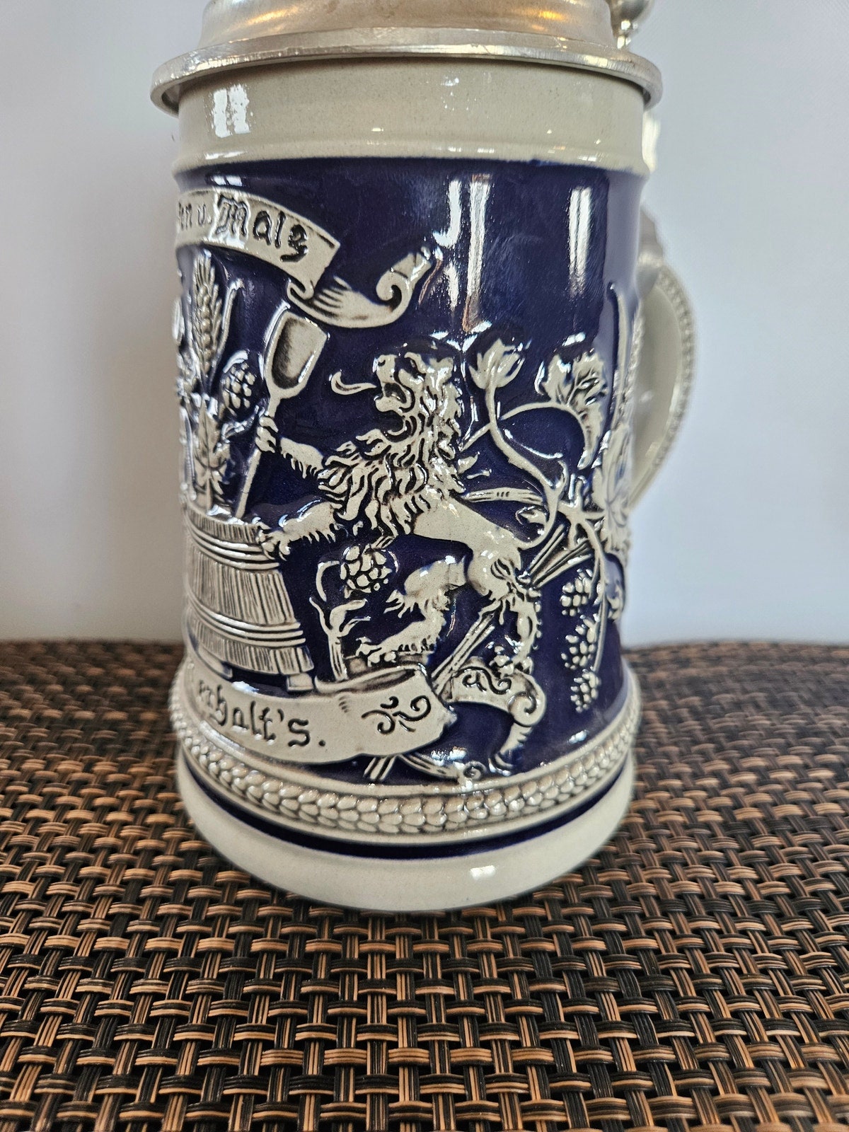 Vintage Original Gerz West Germany 6" Stein "hopfen U.malz Gott Erhalt ...