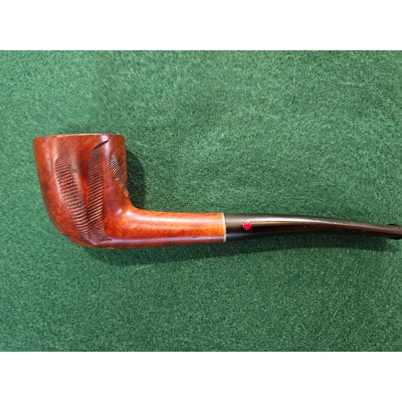 Vintage Estate Smoking Pipe Red Dot by Pipe Maker - Etsy