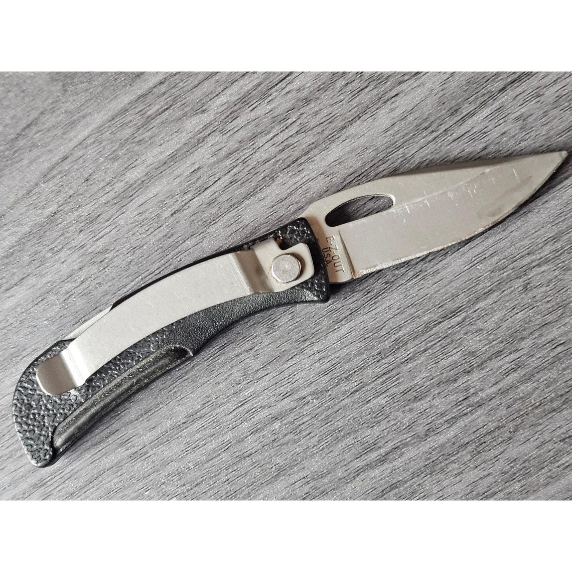 Vintage Gerber E-z-out JR Portland OR Folding Pocket Knife Plain Lock ...