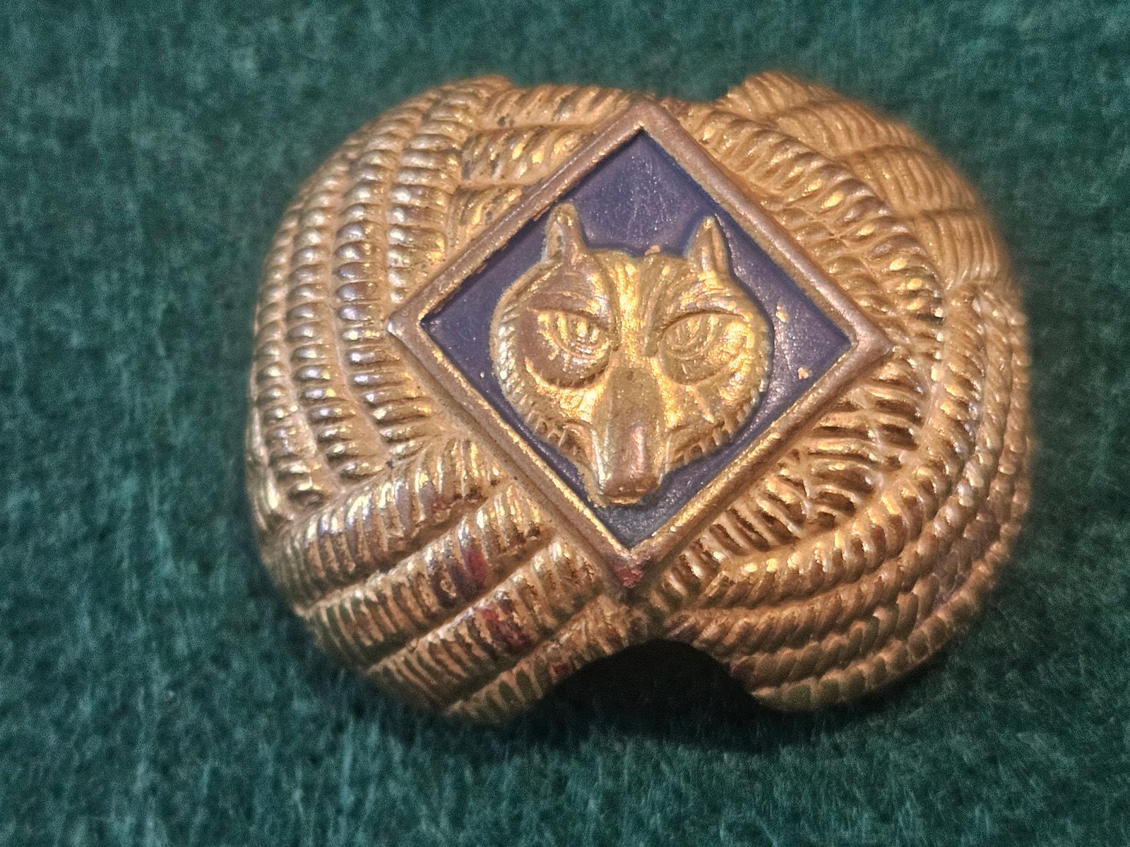 Vintage Boy Cub Scout Neckerchief Scarf Slide, BSA Scarf Clip Slide Tie ...