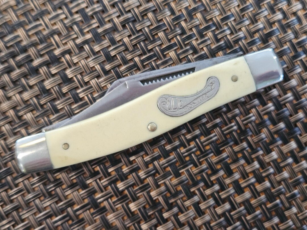 Vintage Frontier Imperial 4432 Stockman Folding Pocket Knife - U.S.A ...
