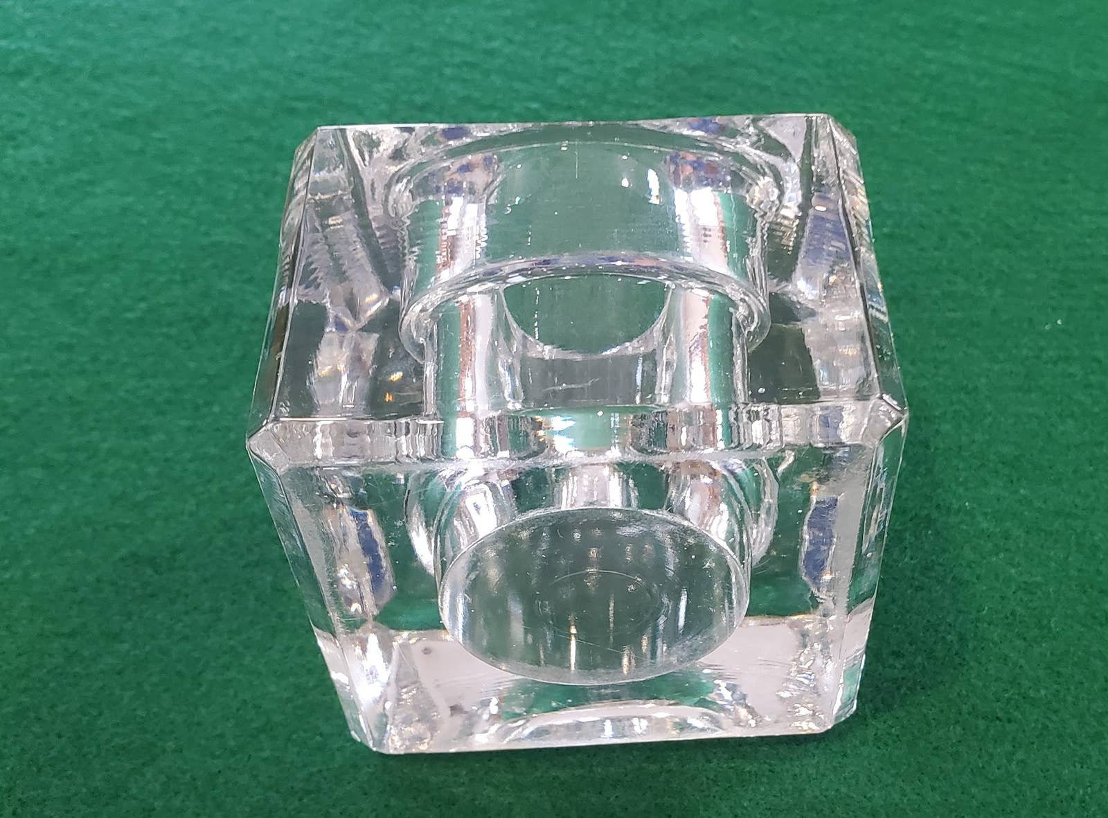 Vintage Crystal Glass Ink Well - Etsy