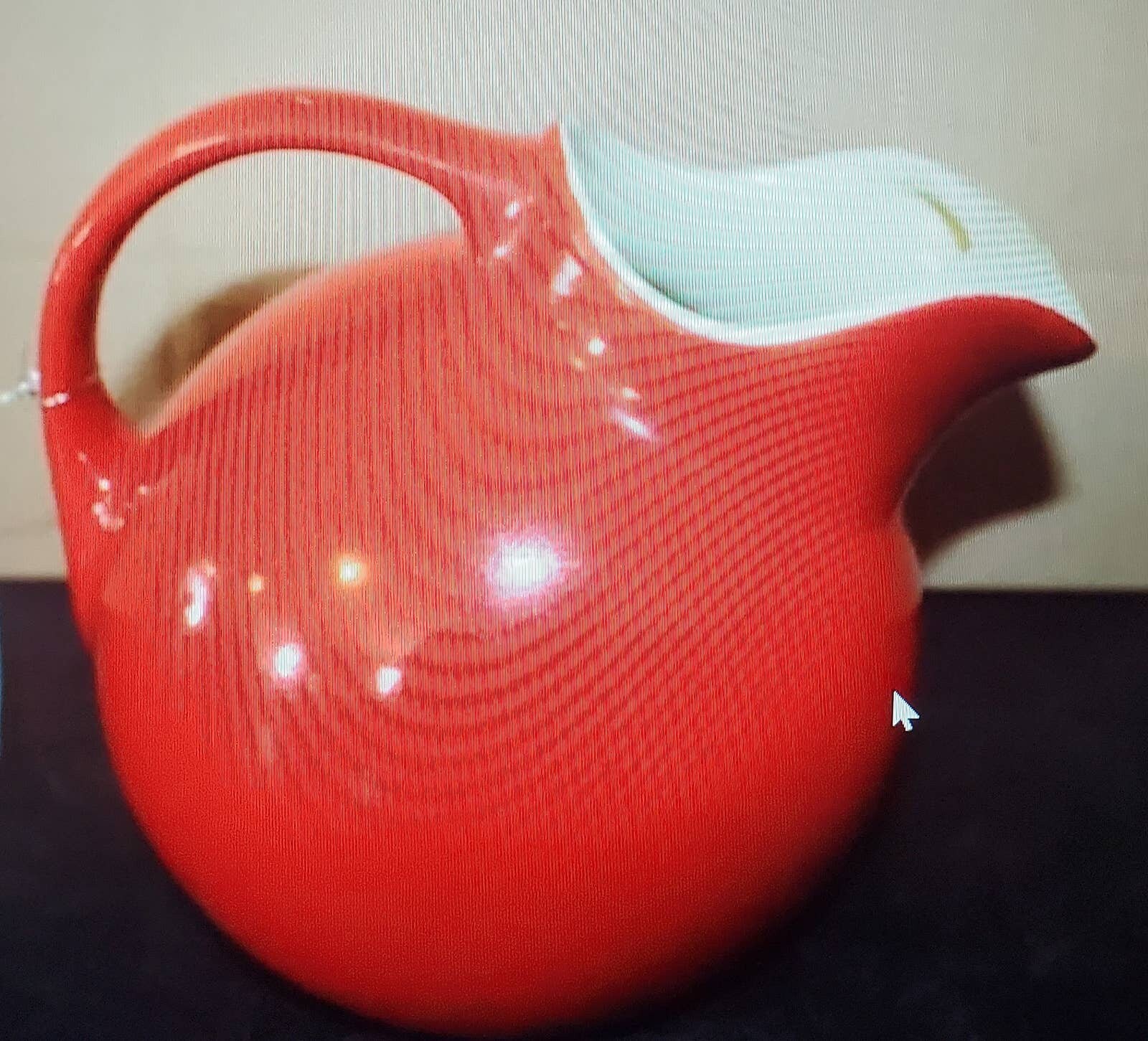 Vintage Hall Pitcher Red Hall Pitcher - Etsy