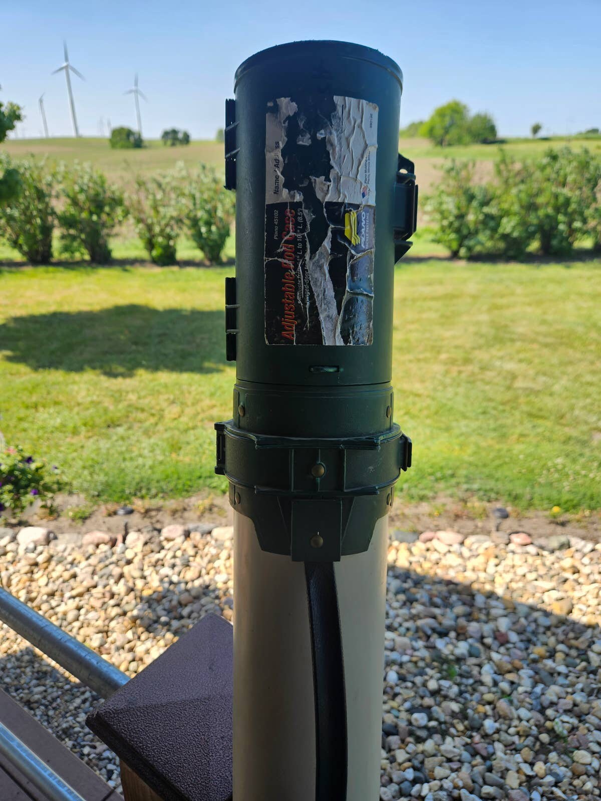 Plano 45102 Fishing Pole Telescoping Hard Plastic Locking Tube Carrying ...