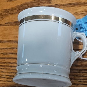 Antique Shaving Coffee Mug Cup Made in Germany 3.75H X 3.5"w White ...