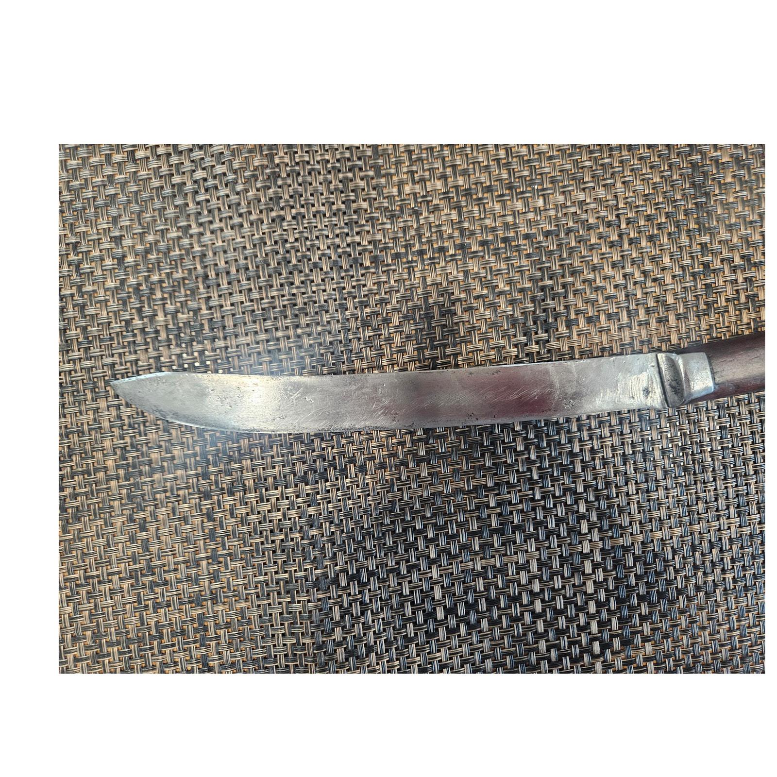 Rare Vintage Chef Butcher Knife 13 1/2 Blade Scimitar Circa 1800s ...