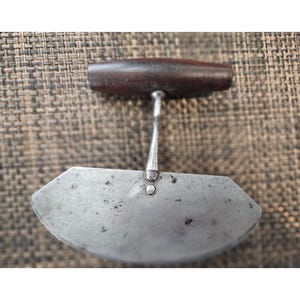 Vintage Double Blade Metal Chopper Wood Handle Rocking -decor or Use - Etsy