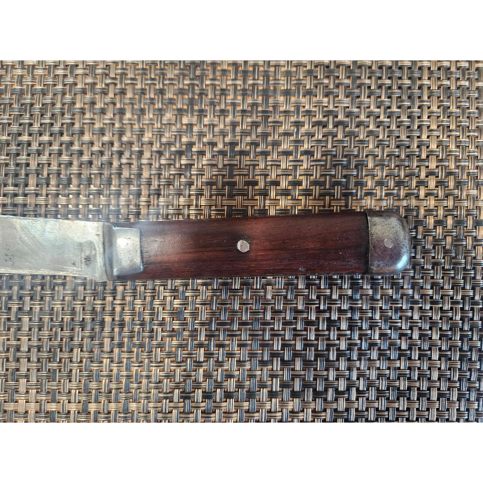 Rare Vintage Chef Butcher Knife 13 1/2 Blade Scimitar Circa 1800s ...