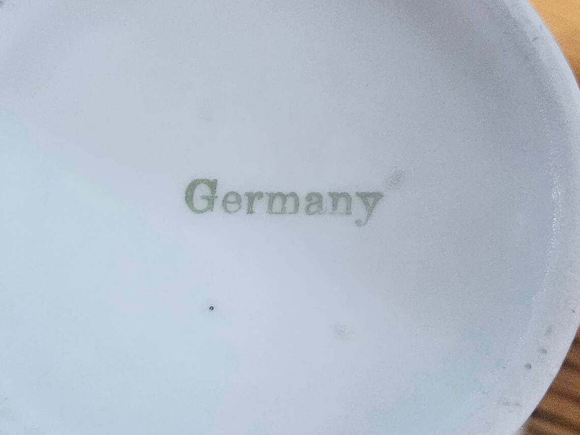 Antique Shaving Coffee Mug Cup Made in Germany 3.75H X 3.5"w White ...