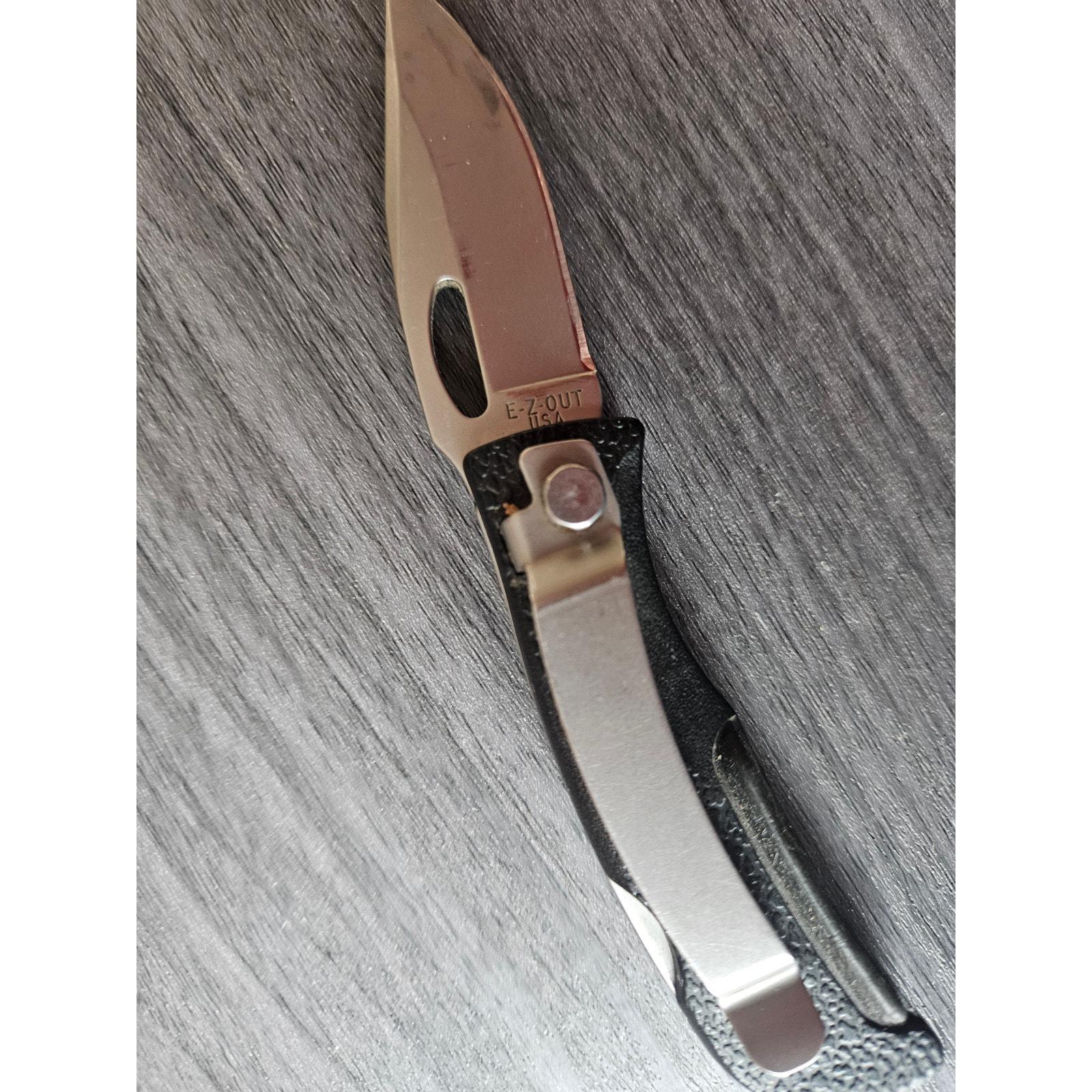 Vintage Gerber E-z-out JR Portland OR Folding Pocket Knife Plain Lock ...