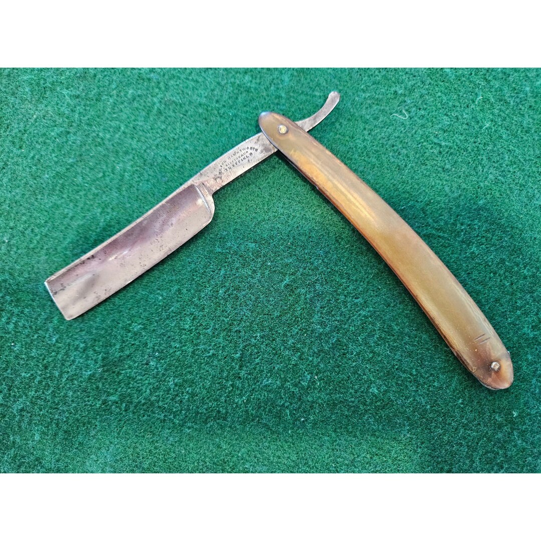 Antique Vintage Straight Razor Wilson Hawksworth Ellison & Co ...