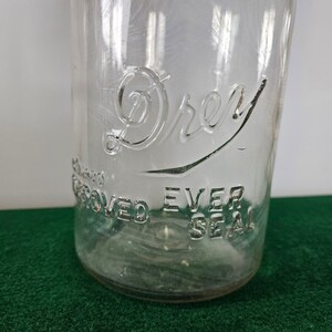 Antique Rare HG Fruit Jar Drey Improved Ever Seal Pat 1920 Rb 834 - Etsy