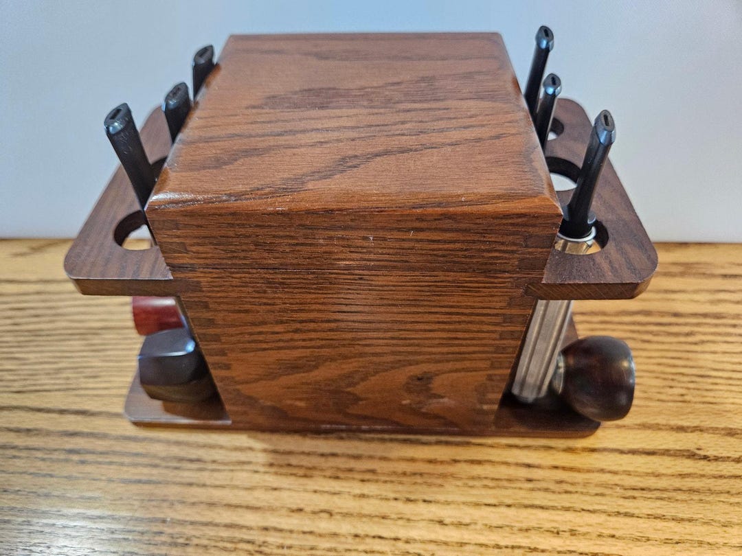 Vintage Traditional Oak Tobacco Pipe Holder W/ Cedar Lined Humidor - Etsy