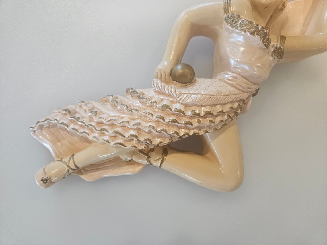 Mid Century Chalk Ware Flamenco Dancer Figurine Large Wall Hanger - Etsy