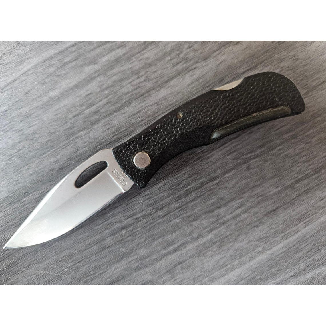 Vintage Gerber E-z-out JR Portland OR Folding Pocket Knife Plain Lock ...