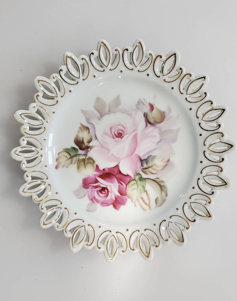 Vintage Flower Plates 1960's Lefton Decorative Flower - Etsy