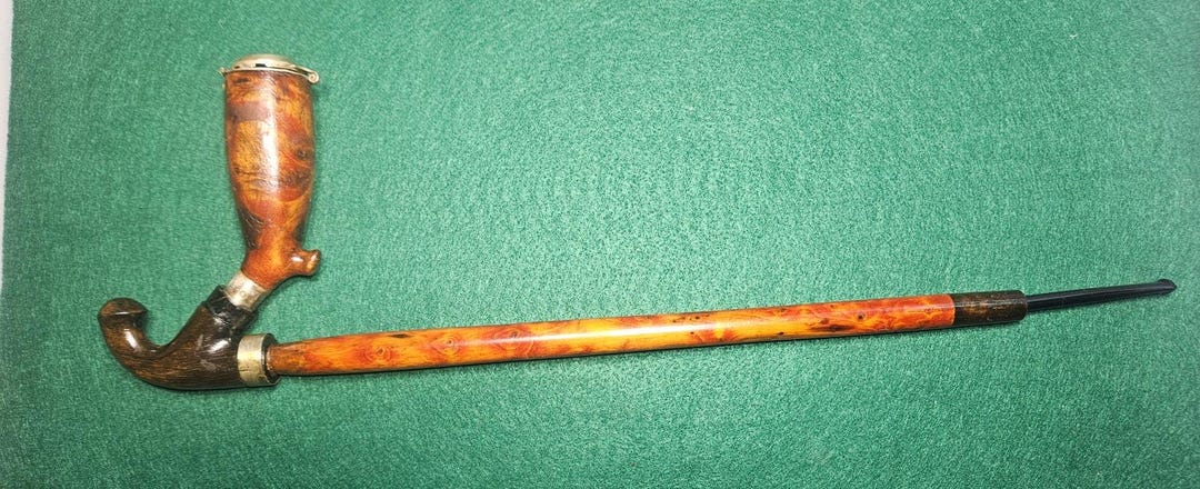 Antique Large Rare German Hand Carved Wooden Smoking Pipe Franz Unger ...