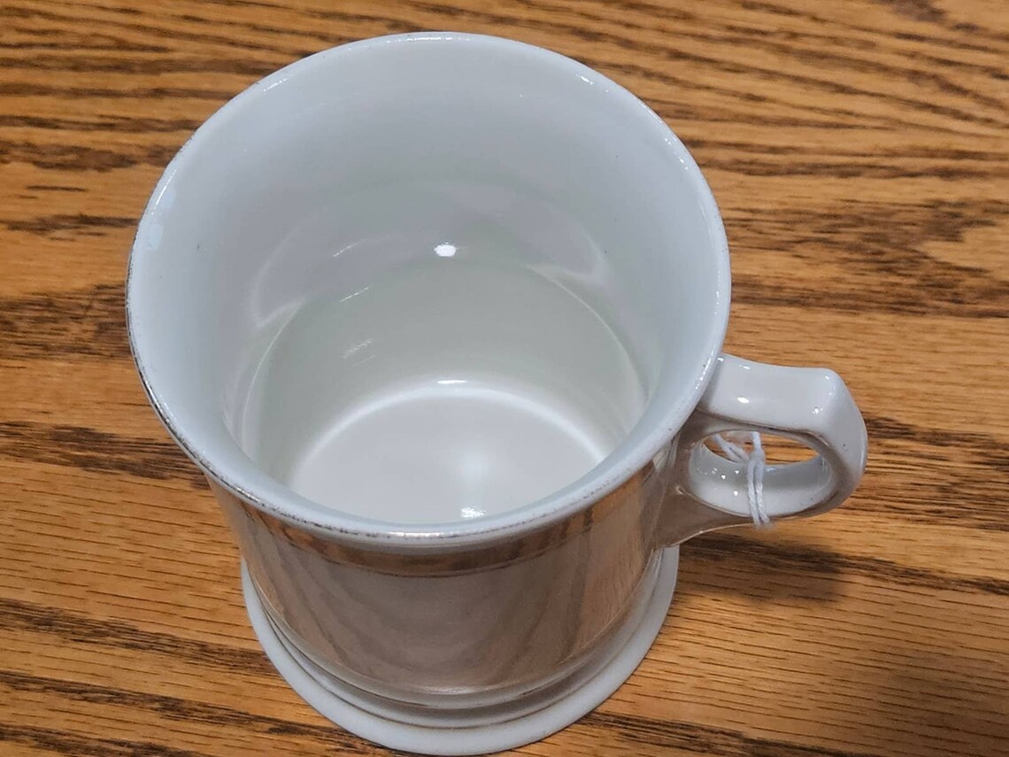 Antique Shaving Coffee Mug Cup Made in Germany 3.75H X 3.5"w White ...