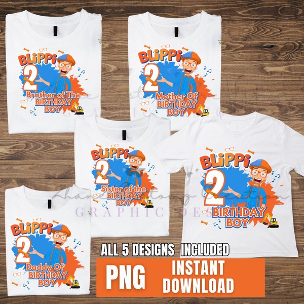 Blippi 2nd Birthday Svg - Etsy