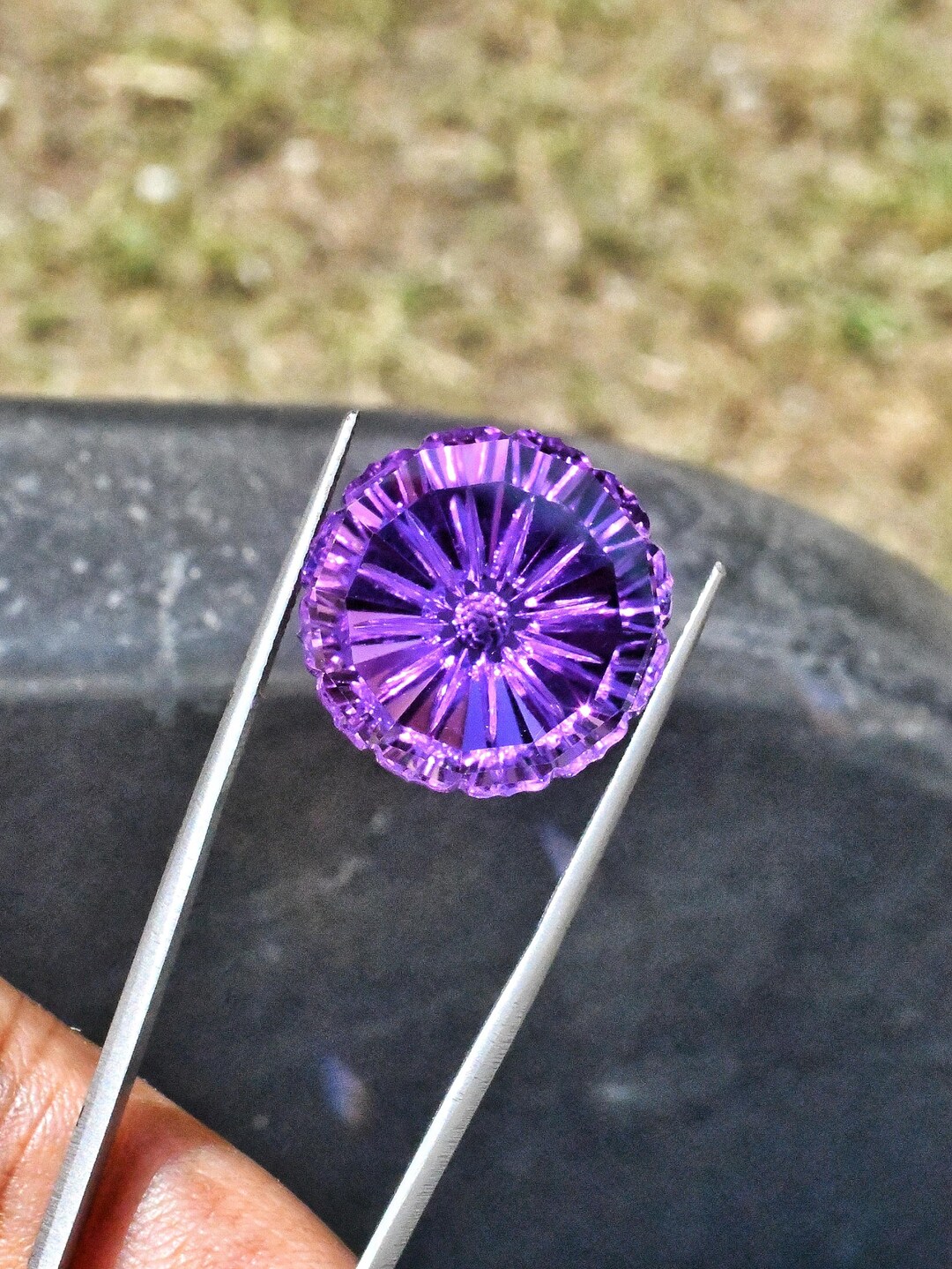 Fancy Cut Gem, Amethyst-25.70 Ct Fancy Cut, Fancy Gemstone, Fancy ...