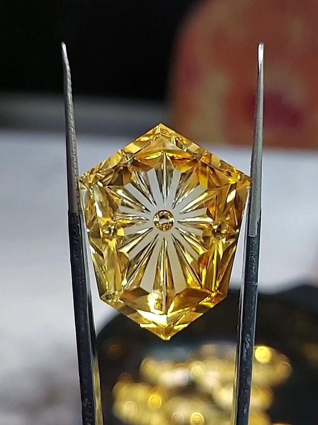 Intaglio Pendant Stone Citrine, Intaglio Jewelry Stone, Intaglio Stone ...