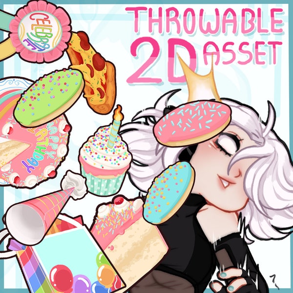 Vtuber Birthday Asset - Etsy