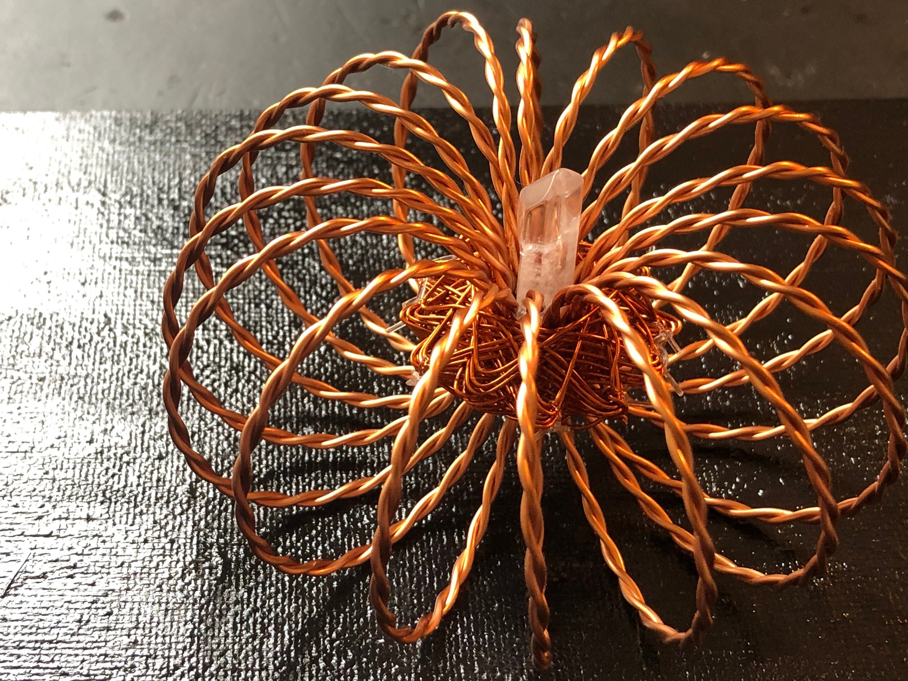 Copper Vortex Coil Torus Coil With Copper Starship Center - Etsy Australia