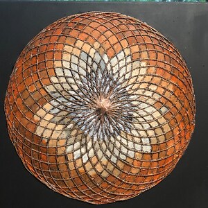 Copper on Canvas Sacred Geometry Torus - Etsy
