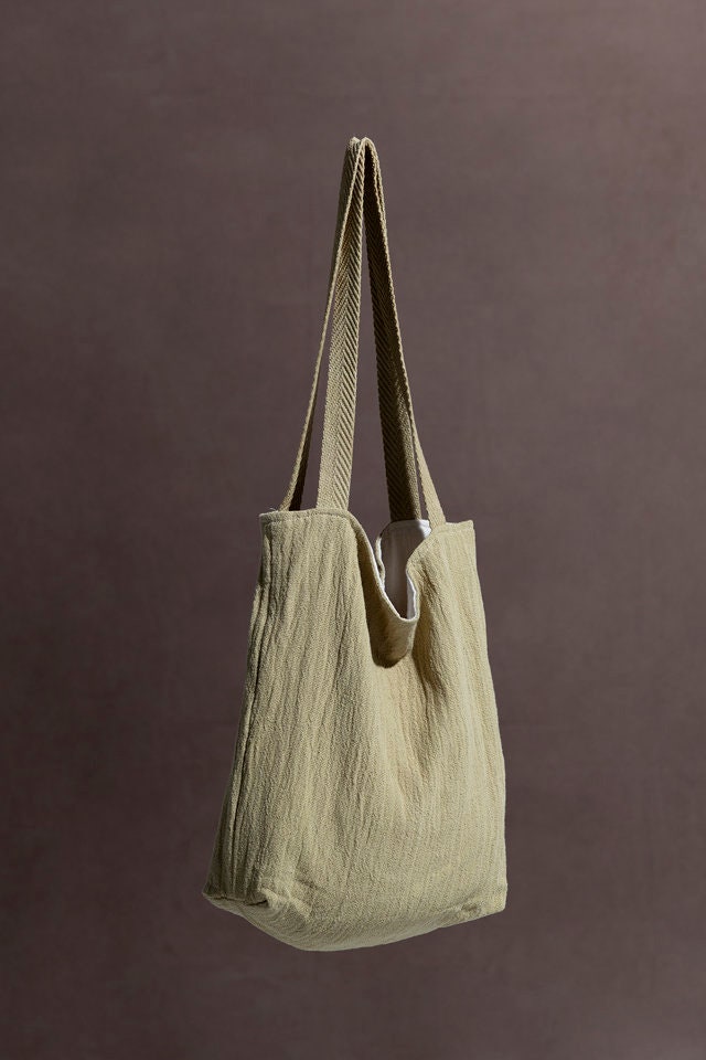 ACACIA Bag in Gold, Gray and Light Green Colors. - Etsy