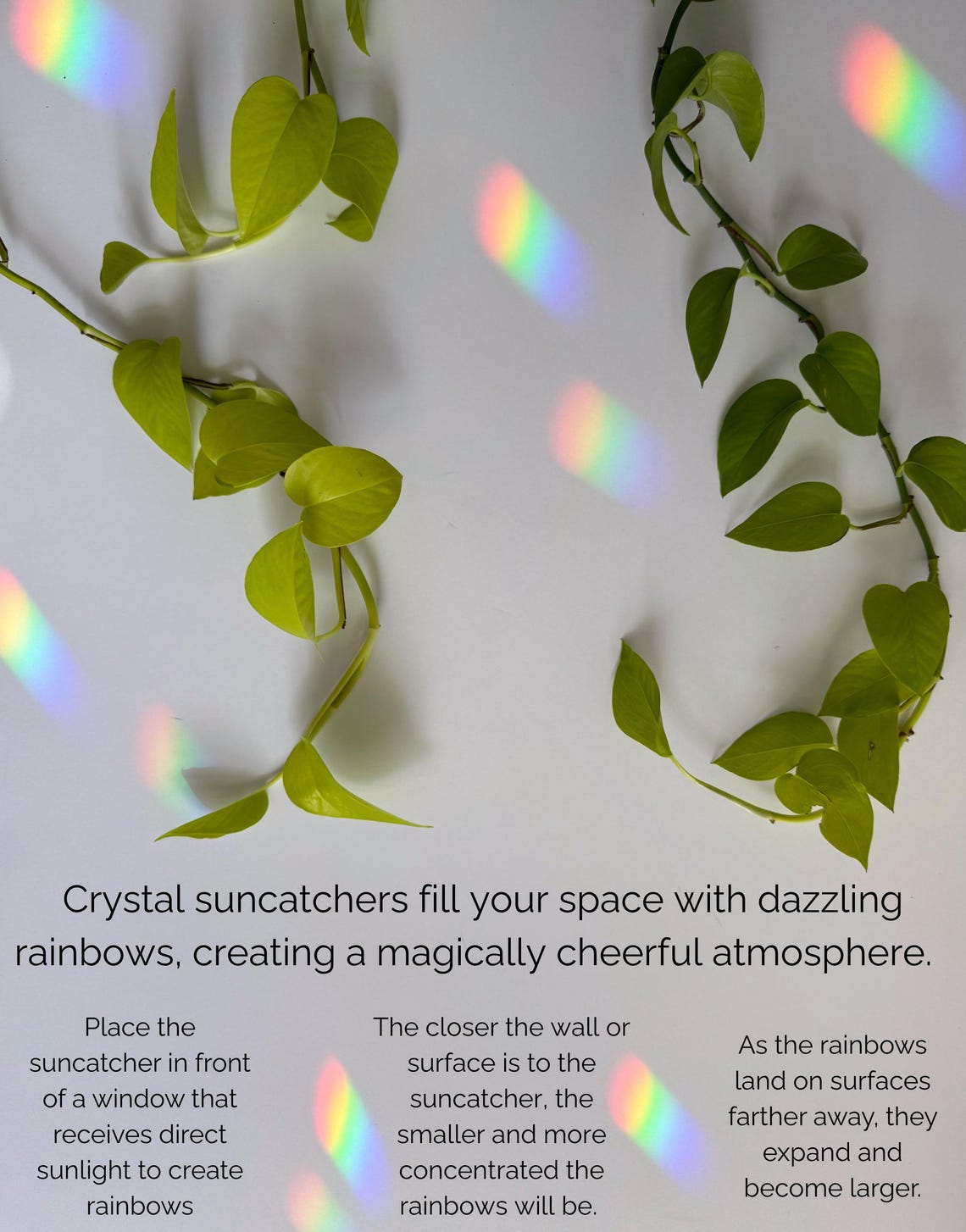 Midcentury Modern Suncatcher #2 - Rainbow Maker, Crystal Prism Sun ...