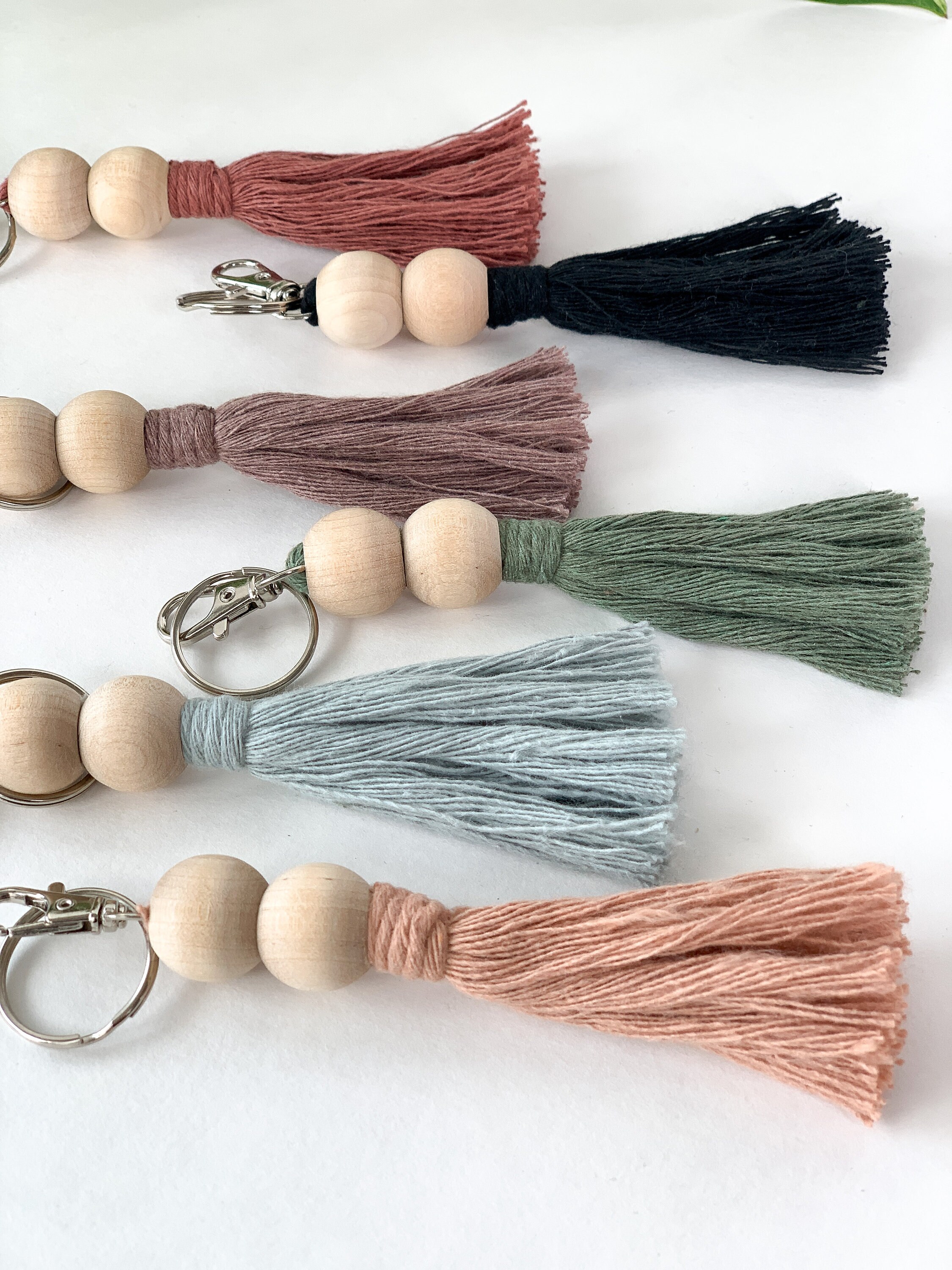 Boho Macrame Tassel Keychain the Perfect Accessory for Your - Etsy