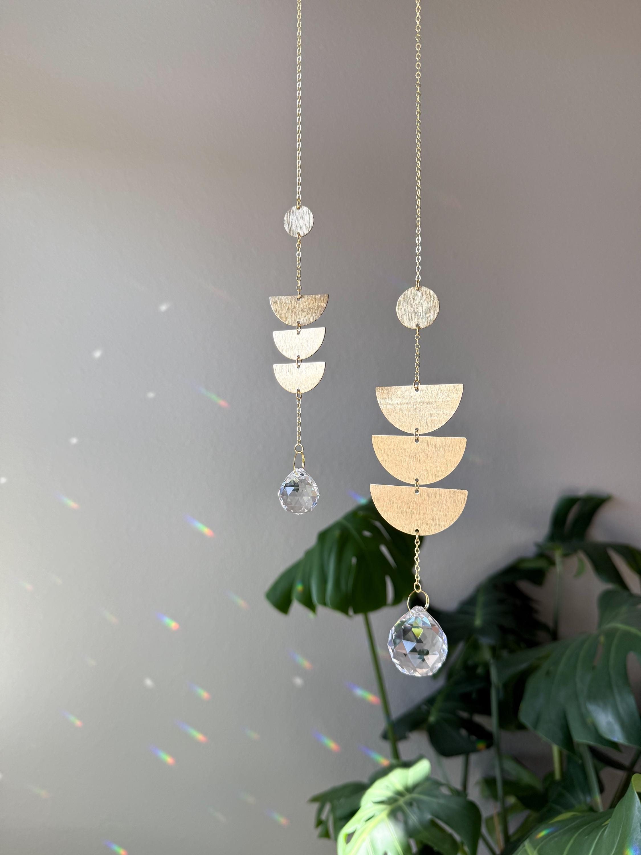 Midcentury Modern Suncatcher #2 - Rainbow Maker, Crystal Prism Sun ...