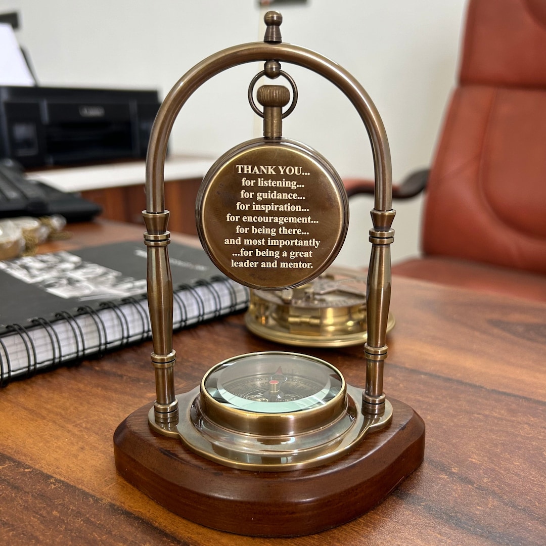 Retirement Gifts for Men and Women, Personalized Engraved Desk Clock ...