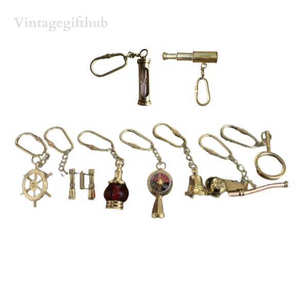 Brass Keychain - Etsy