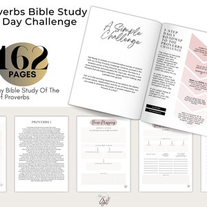 Proverbs Bible Study | Chapter Summary | Bible Study Journal ...