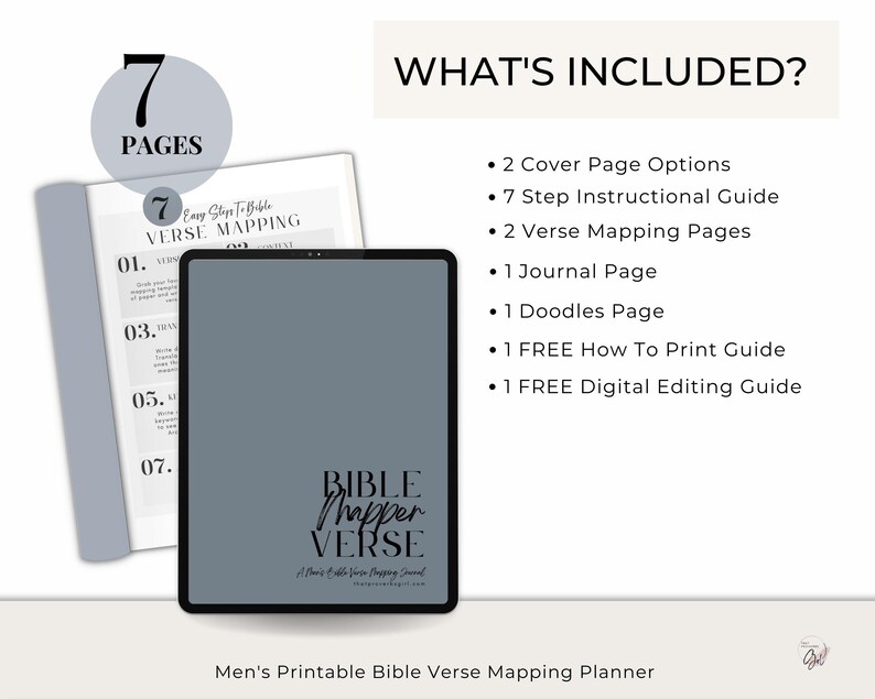 Men's Bible Verse Mapping Scripture Study Prayer Journal for Men Verse ...