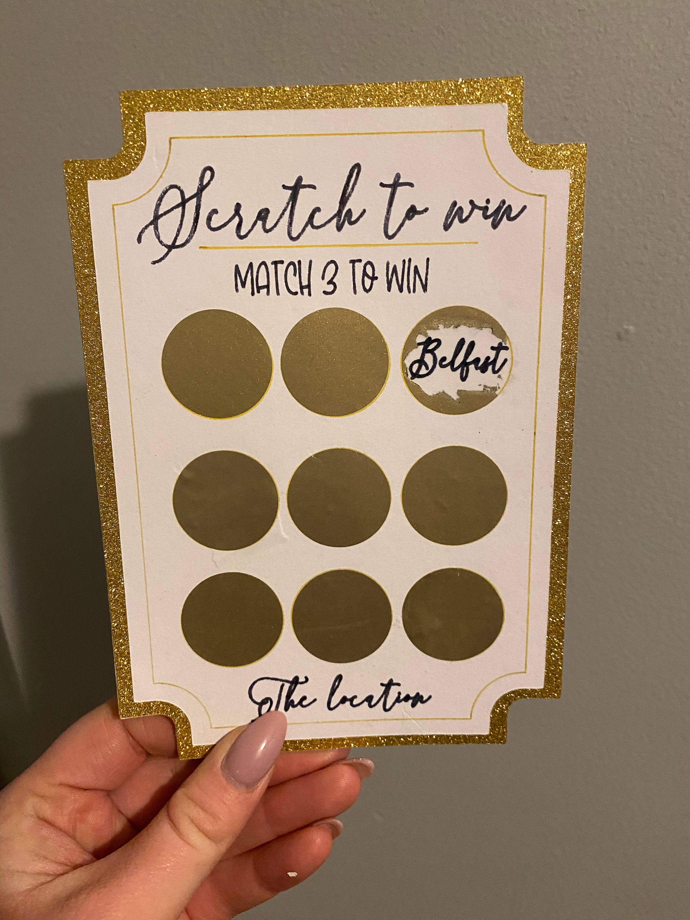 Personalised Scratch Card - Etsy Ireland