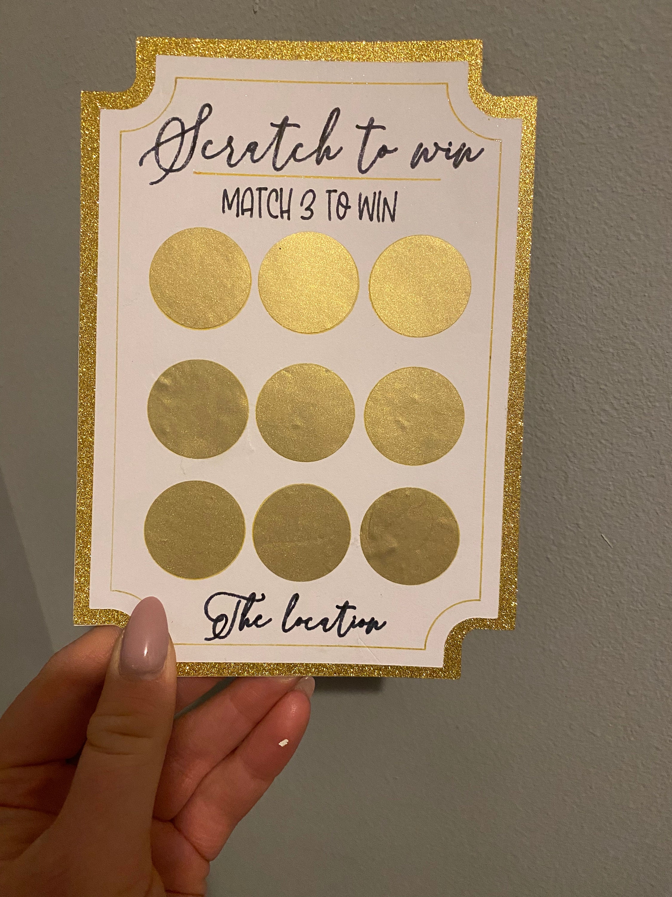 Personalised Scratch Card - Etsy Ireland